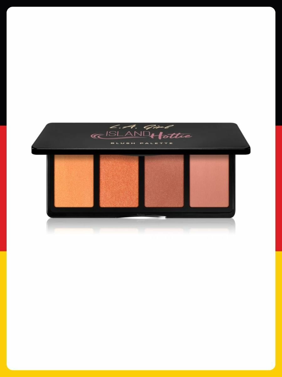 Румяна L.A. Girl Fanatic Rouge Palette Island Hottie, 16 г