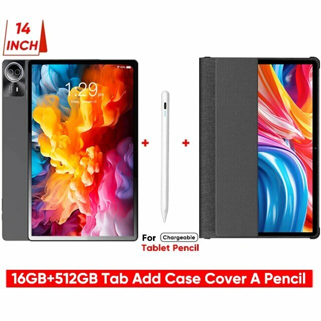 Планшет YUSUNOUL, 15", 8/512ГБ, Wi-Fi+5G, Android