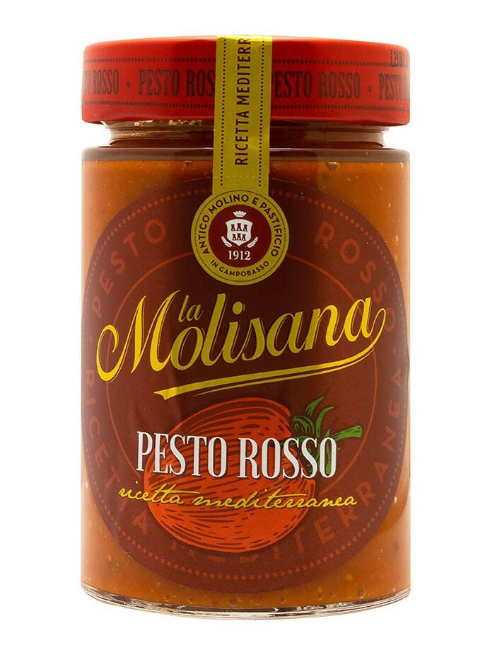 Соус песто La Molisana Pesto Rosso томатный, на основе растительного масла, 190г