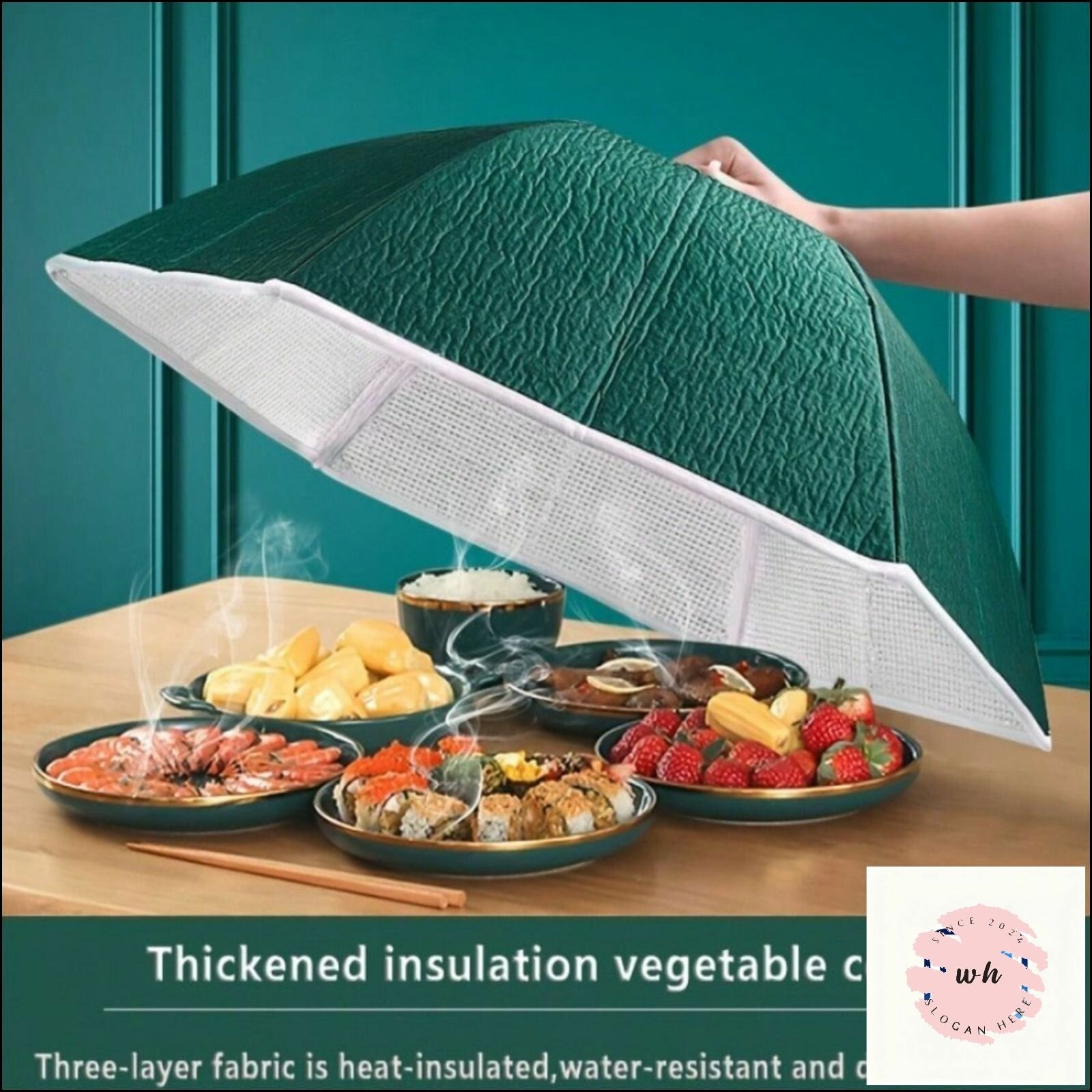 Крышка термоколпак, диаметр: 60 см, Темно-зеленый