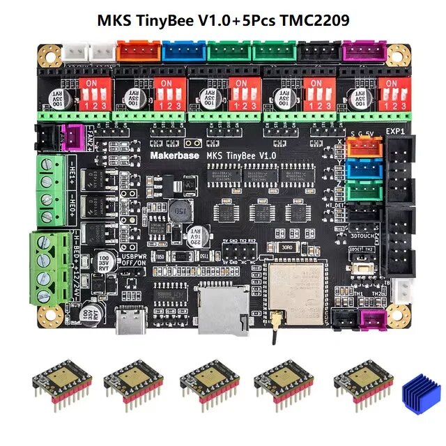 MKS TinyBee V1.0 + 5x TMC2209 Kit 4