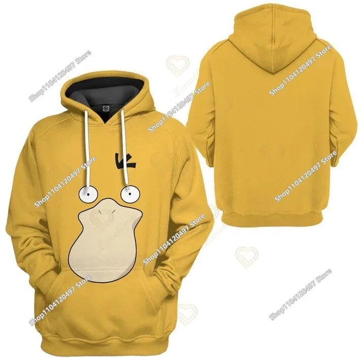 Карнавальный костюм POKK Пикачу Желтый, Pullover Hoodie, L Adult (60-70kg)