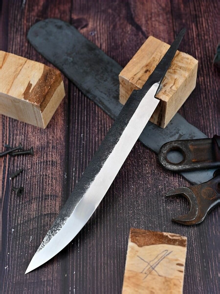 Якутский клинок кованый Х12МФ 170мм