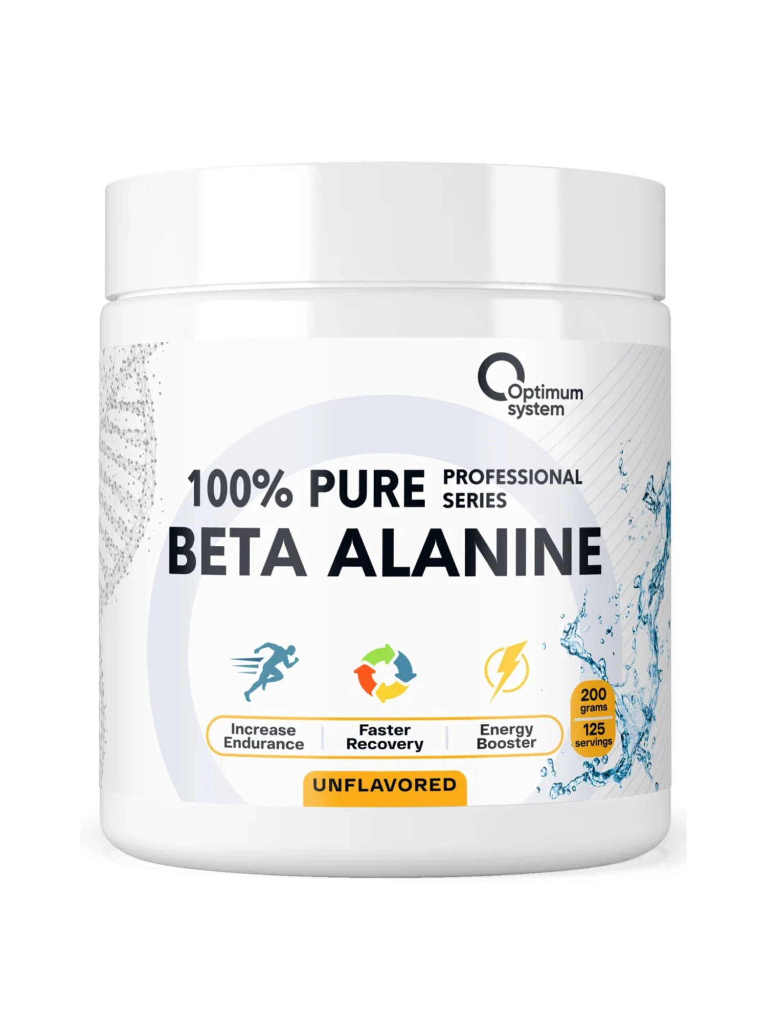 Optimum System Beta-Alanine Powder 100% Pure, Б-аланин 200 гр