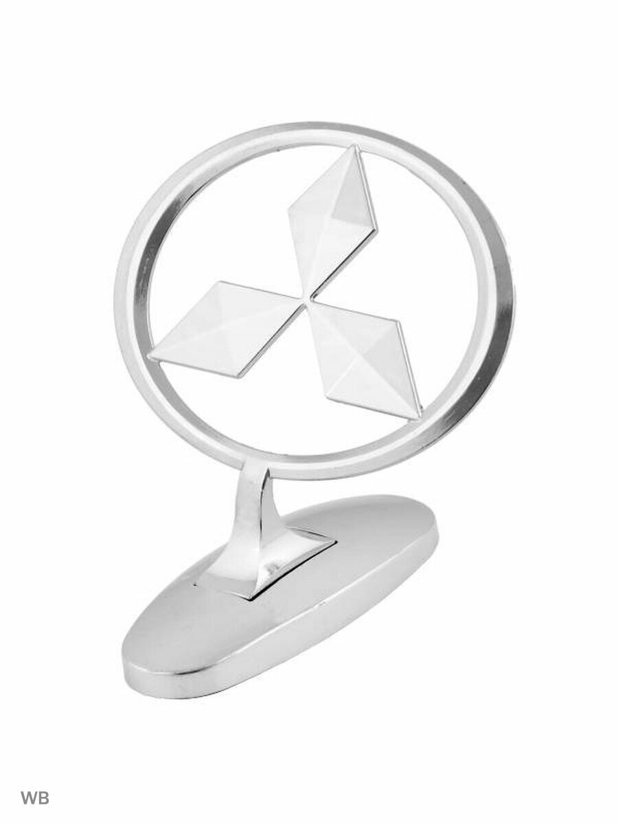 Эмблема на капот митсубиси / Прицел на капот MITSUBISHI