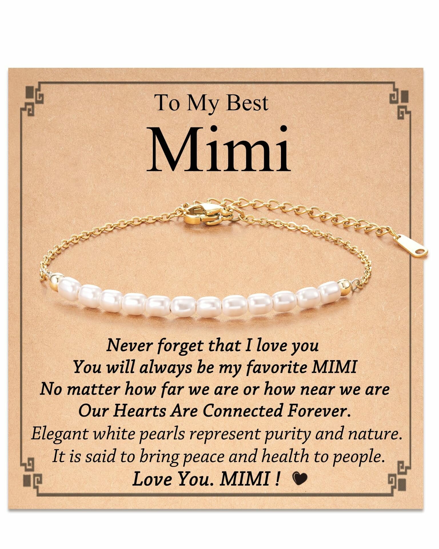 Браслет для гадания, YM Жемчуг Тётя Карта Мать Семья Удача