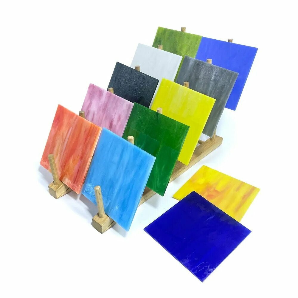 Цветные стеклянные комплекты мозаичные стеклянные плитки красные белые синие зеленые желтые черные серые