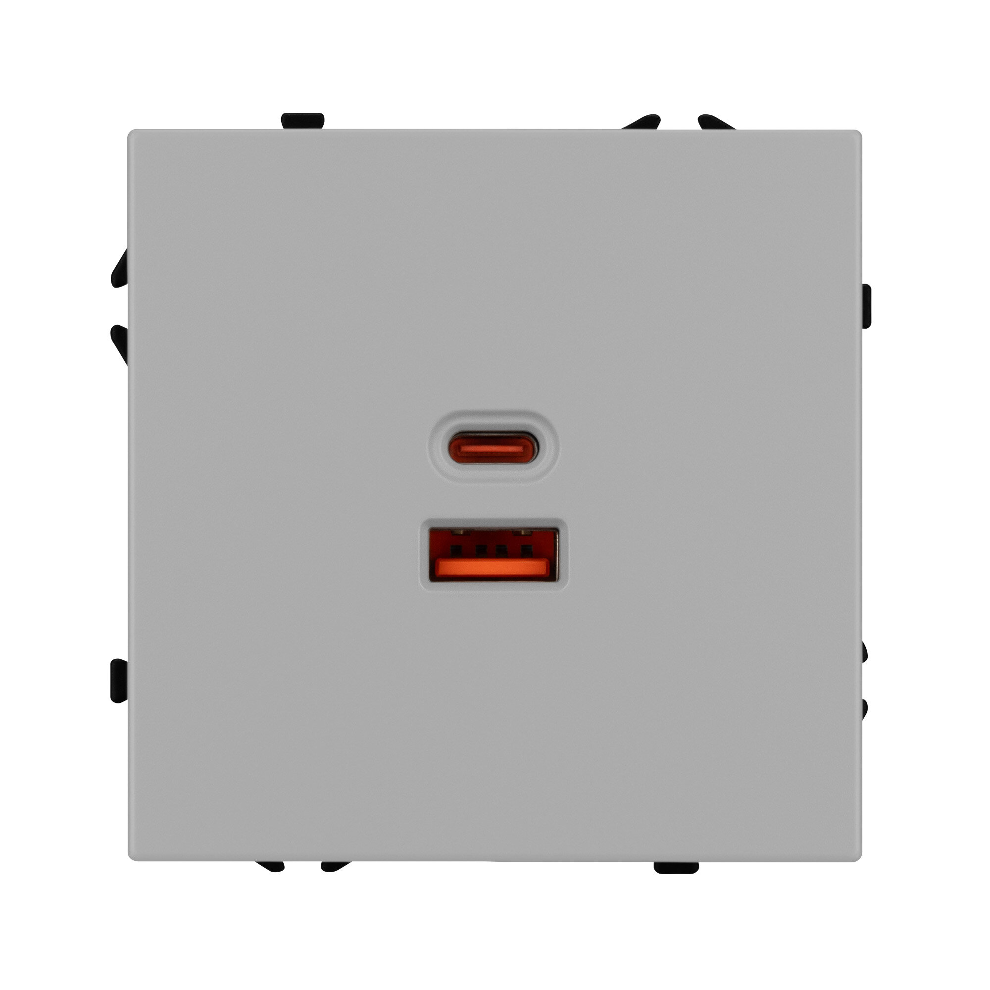 Розетка Arlight Механизм розетки с быстрой USB зарядкой SCT-NOBE-MUAC-SFPL-FC-IS (65W, QC3) (Arlight, -)