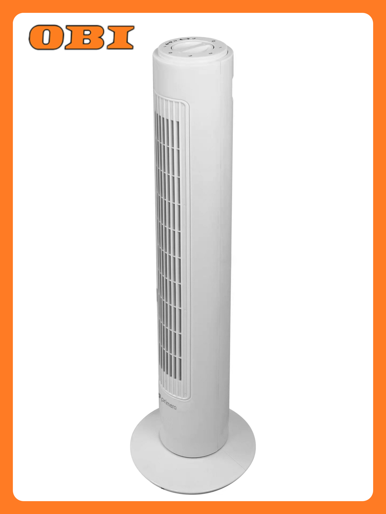 Вентилятор напольный PRIMERA SFP-7001BT, колонный, 3 скорости, белый