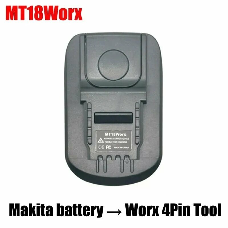 Инструментальный адаптер MT18WORX совместим с электроинструментами Makita 18V Worx 4 pin