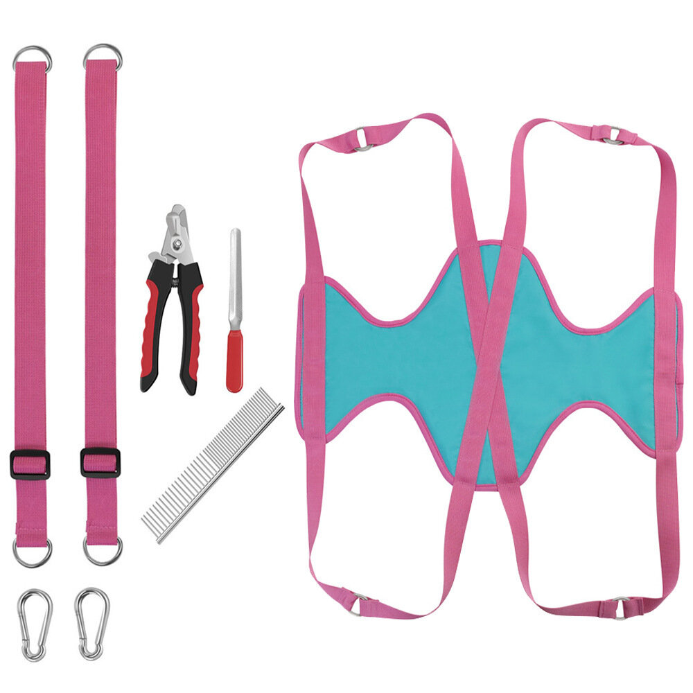 Гамак для кошек и собак, подвесной гамак для ухода за ногтями, против царапин, для маленьких и средних кошек и собак,