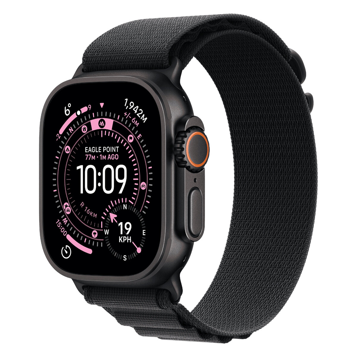 Умные часы Apple Watch Ultra 3 2025 Black Titanium Case, Black Alpine Loop L (49mm, GPS + Cellular)