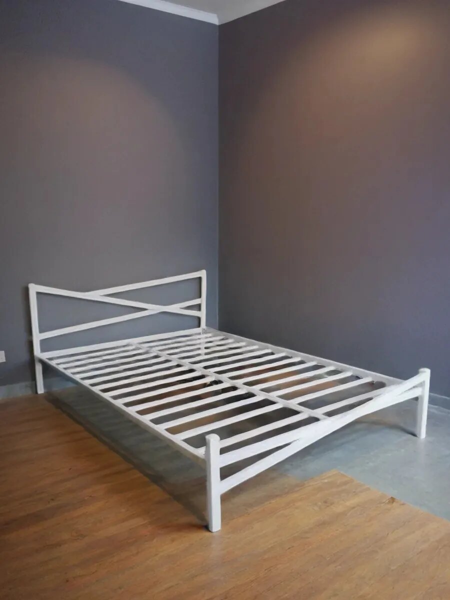 Кровать Loft Mebel "Афина 200", кованая, лофт-стиль, 200х200 см
