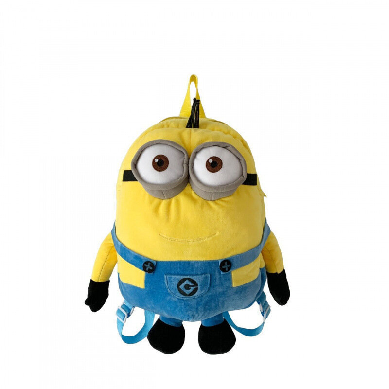 Рюкзак LGNB "Despicable Me", для девочек, плюшевый, жёлтый, 20 - 35 л