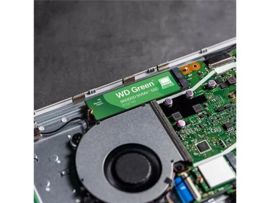 Твердотельный диск 1TB WD Green SN3000, M.2 2280, PCI-E 3x4, [R/W - 5000/4200 MB/s]