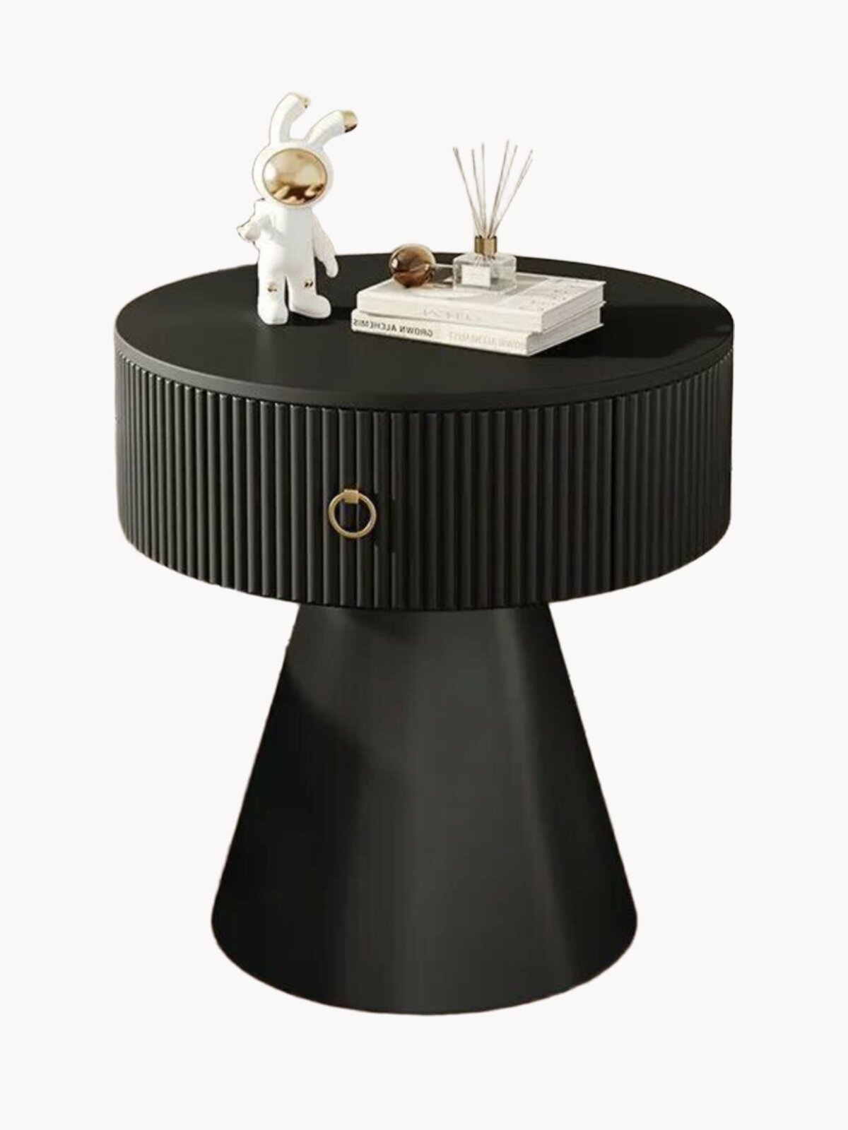 Тумба прикроватная, минимализм, 45 см x 45 см х50 см, 1 ящик, полозья