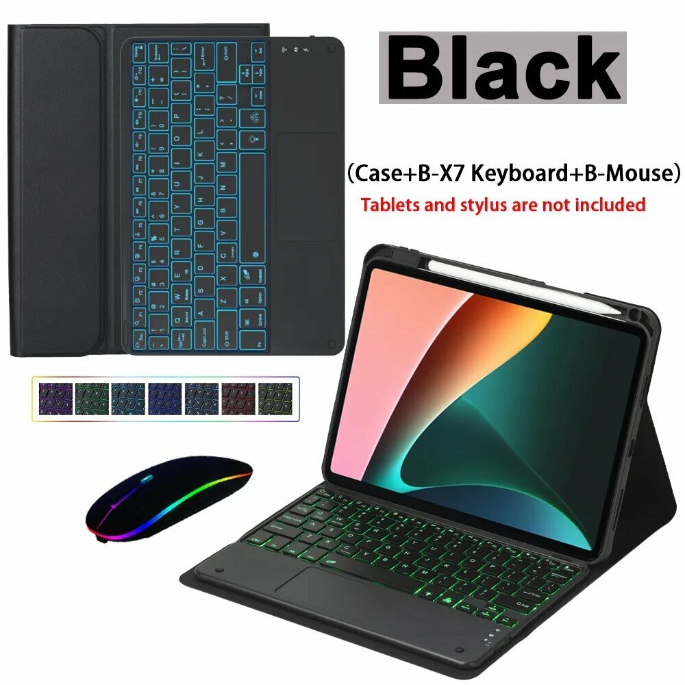 Чехол для Xiaomi Mi Pad 5 11 дюймов, чехол для Xiaomi Mi Pad 5 Pro 11 дюймов, русская клавиатура