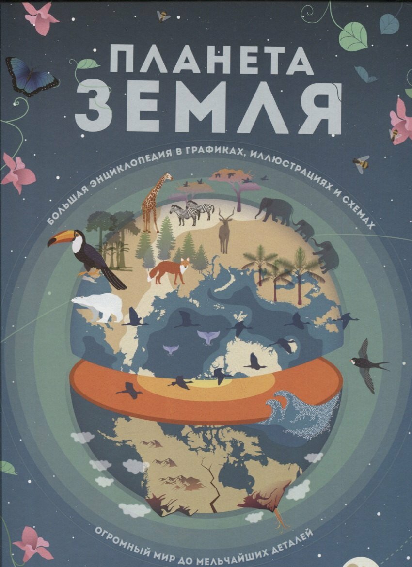 Книга: "Планета Земля. Большая энциклопедия в графиках, иллюстрациях и схемах" от Банфи К, русский язык, Естественные науки