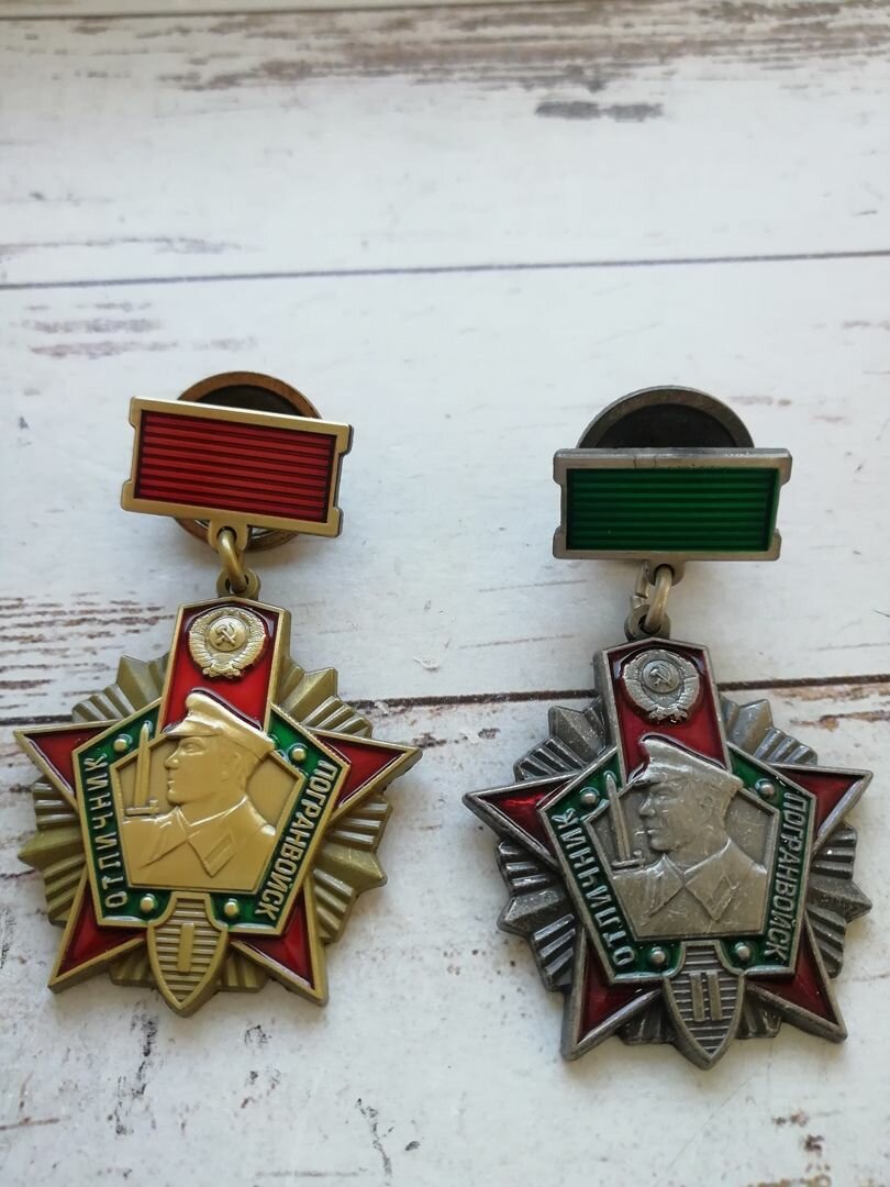 Комплект Отличник пв СССР 1 и 2 степень (новодел тяжелый)
