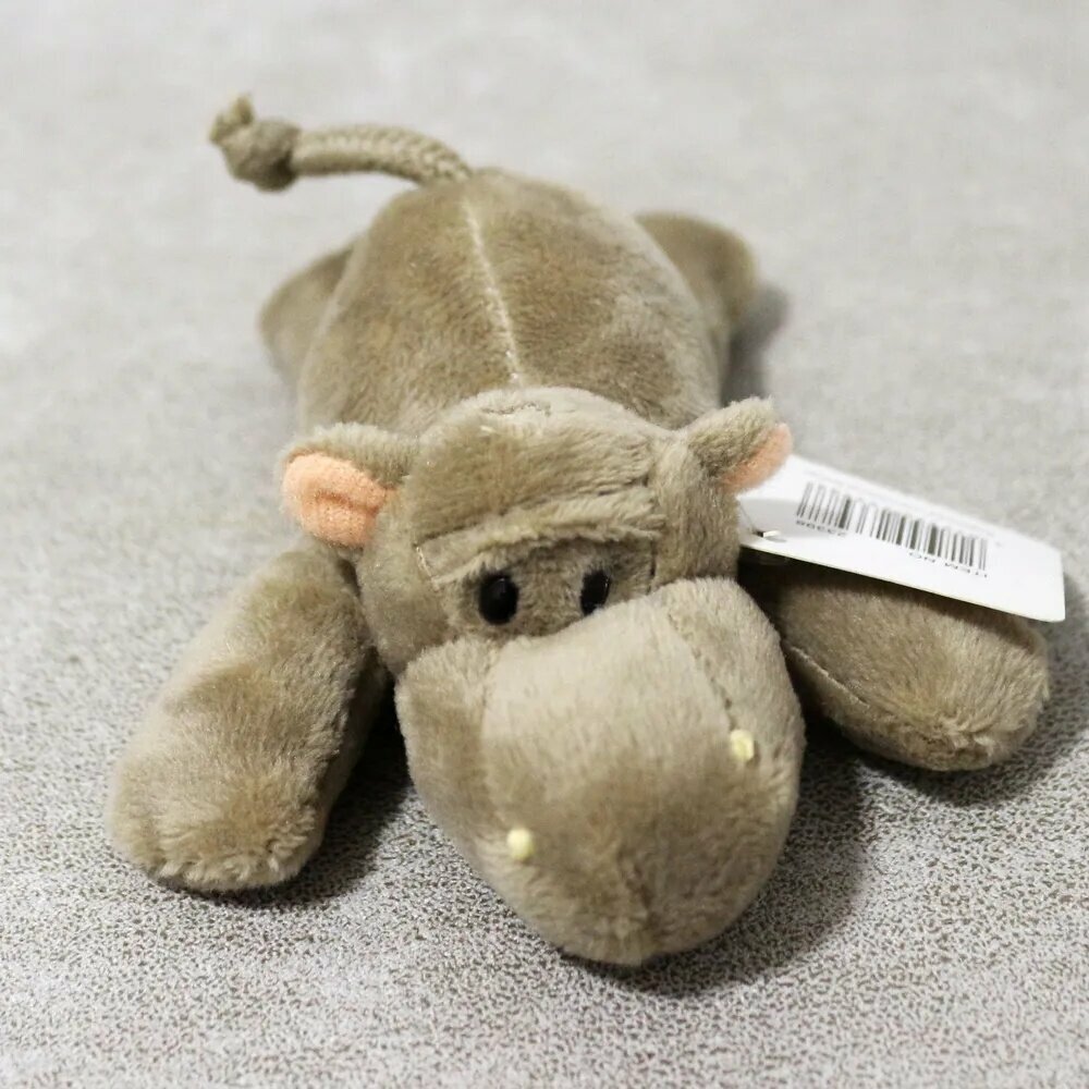 Мягкие магнитики на холодильник с животными джунглей: реалистичные плюшевые медведь и слон, коробка с лошадью