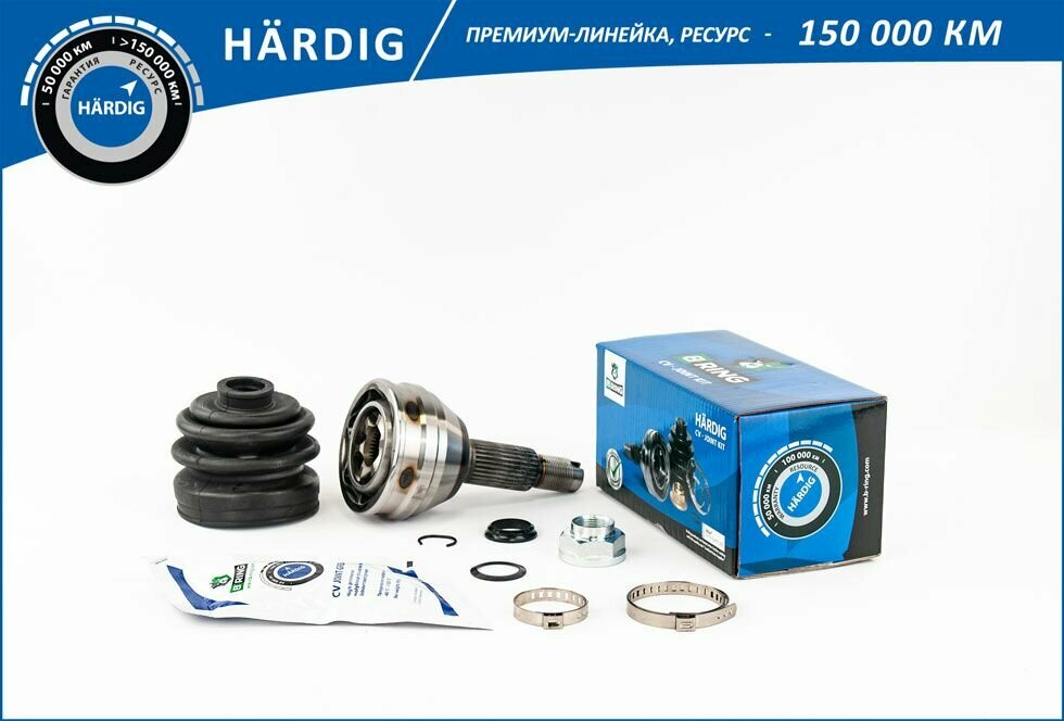ШРУС наружный CHERY Fora, шлицы 28/30 B-RING Усиленная линейка HARDIG