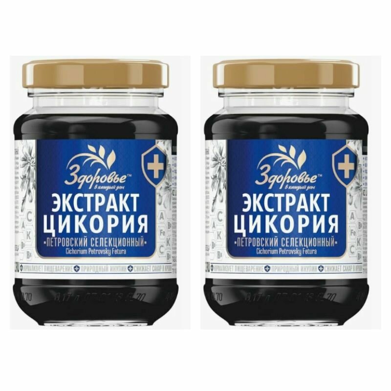 Здоровье Цикорий натуральный растворимый пастообразный жидкий 200 гр, 2 уп