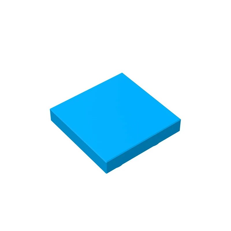 Пластиковые блоки 2x2, синий, 10 шт. (GOBRICKS 11203)