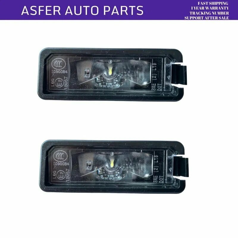 Светодиодная лампа номерного знака 2 шт для Volkswagen Polo Passat Tiguan 2016-2023 OEM 3G5943021 3G5943021A
