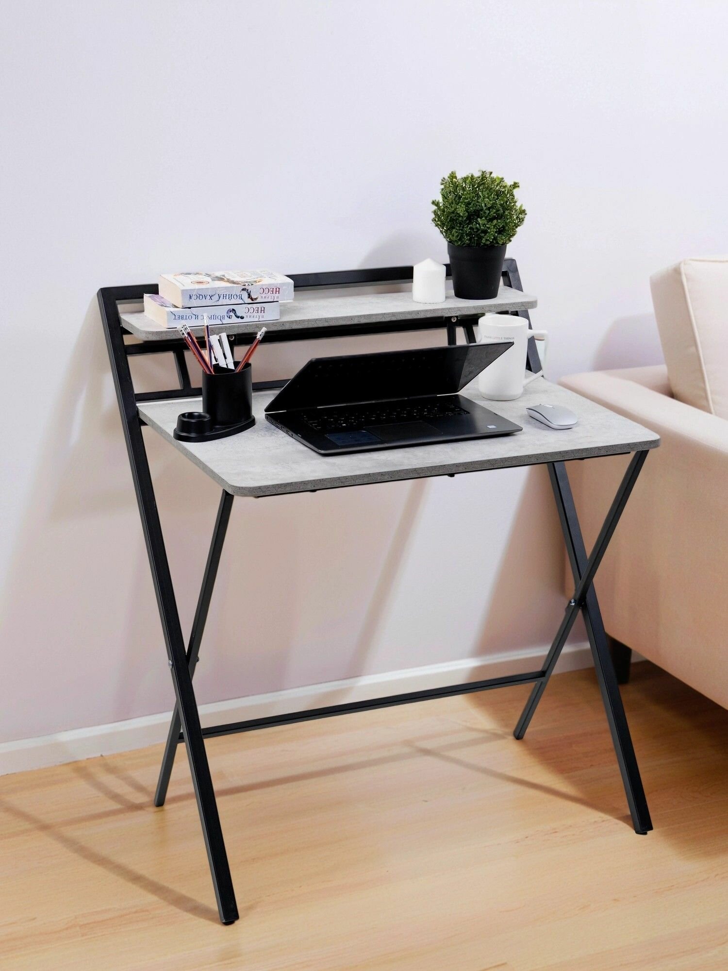 Стол письменный складной, Цемент