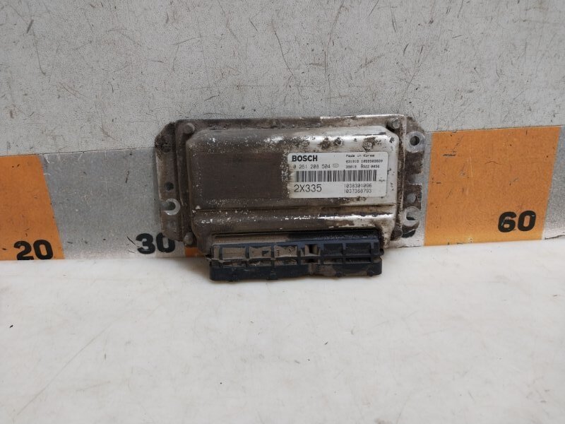 Б/У Блок управления ДВС, мозги Блок управления двигателем Kia Spectra 2004 SD 470465 Hyundai-KIA арт. 391102X335, 0261208504