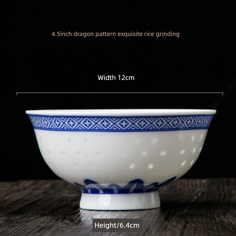 Чаша для риса, чаша для лапши, средняя чаша, рисовая чаша, в китайском стиле, старинная, ностальгическая, чаша из