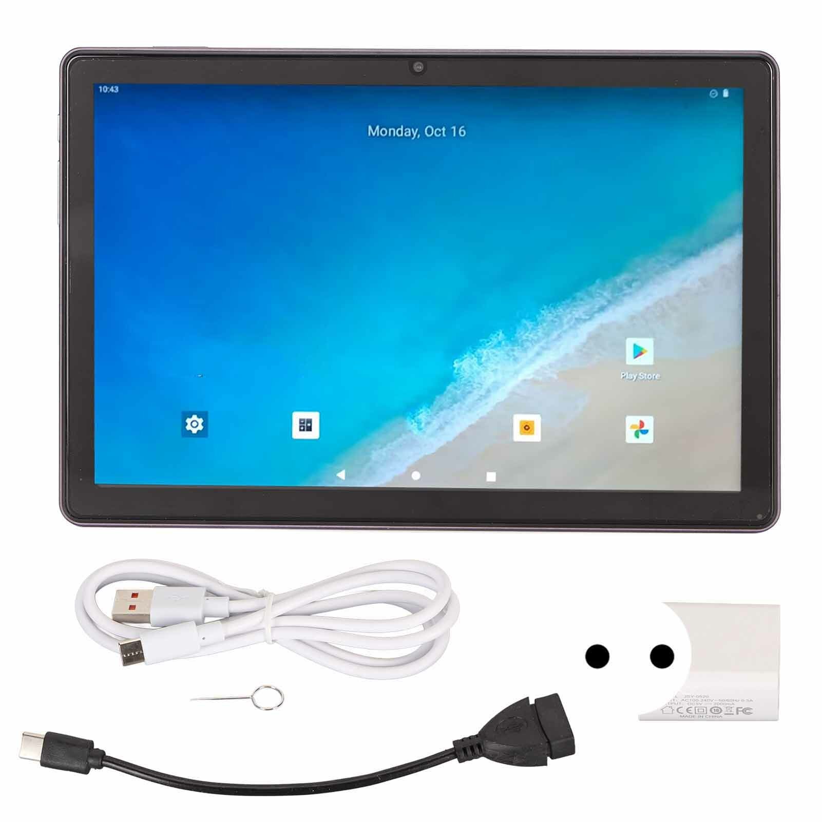 10,1дюймовый планшет на Android 13.0, WiFi, 8 ГБ ОЗУ, 256 ГБ ПЗУ, разрешение 1960x1200, 8000 мАч, де