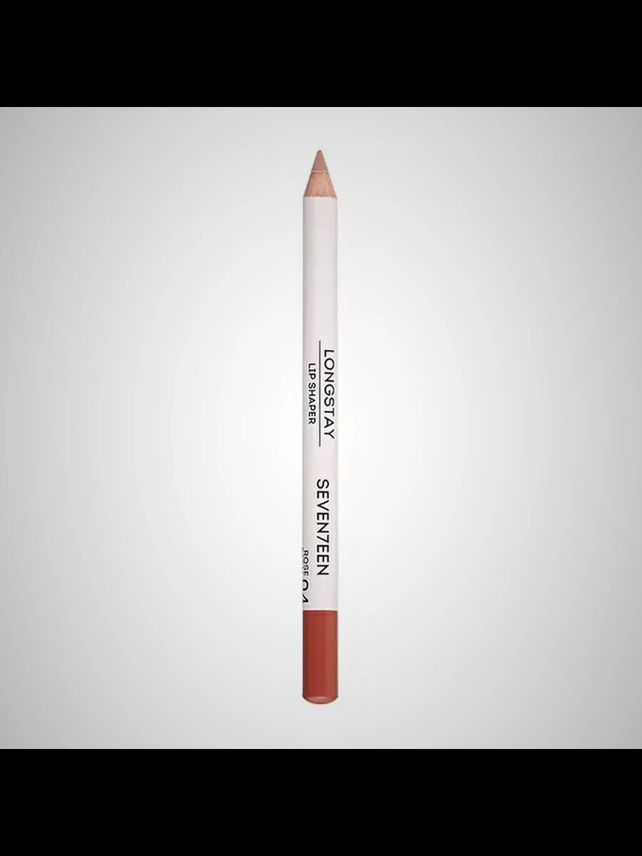 SEVENTEEN LONGSTAY LIP SHAPER PENCIL, Карандаш для губ устойчивый тон 4 Розовый бутон