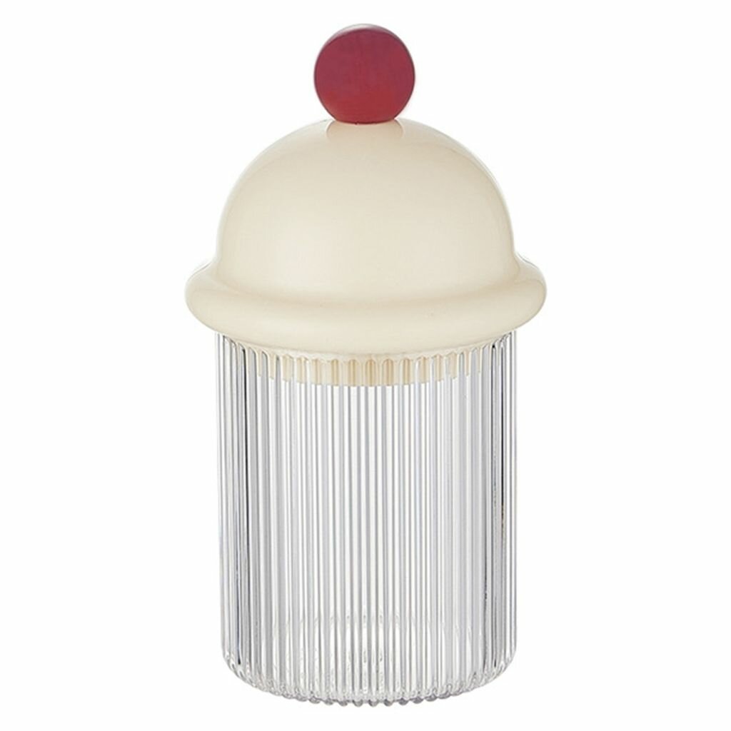 Коробка для зубочисток с крышкой для хранения резинок и ватных палочек