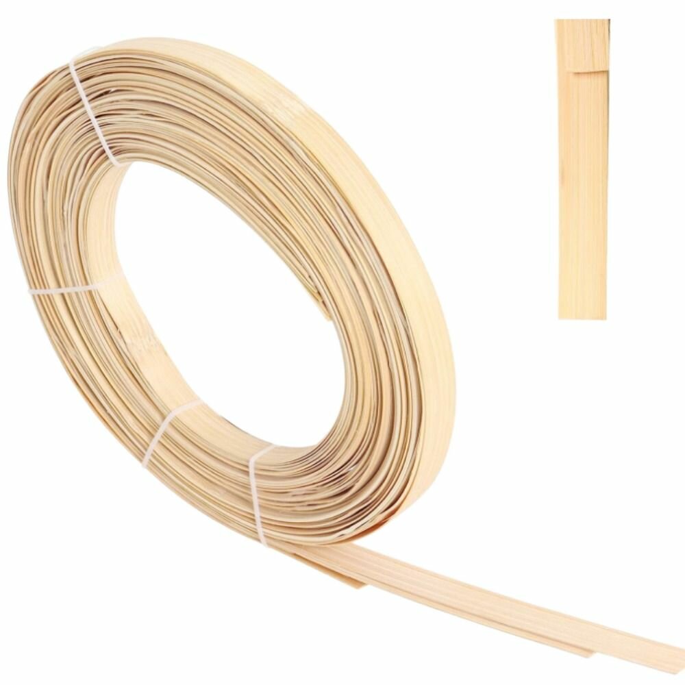 7 шт бамбуковых плоских полос для плетения и реставрации, бамбук 0,6 дюйма шириной и 10 футов длиной, для DIY, ремонта мебели и декора