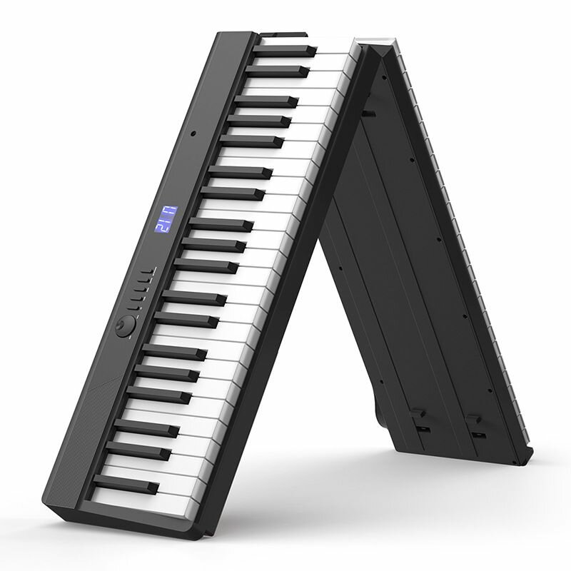 Портативная складная электронная клавиатура с 88 клавишами, MIDI-клавиатурой и зарядкой по Bluetooth