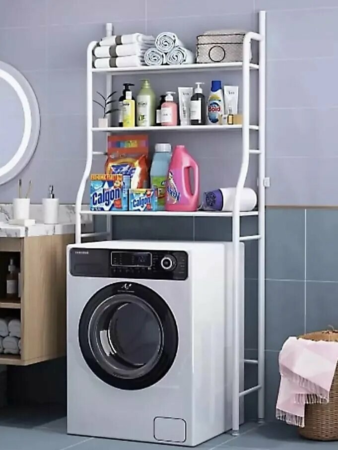 Стеллаж для ванной, 65х26х155 см