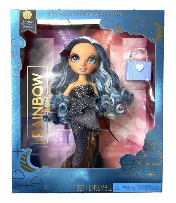 Кукла рейнбоу Rainbow High Holiday Skyler Bradshaw Fantastic Fashion: Сияние Зимней Сказки
