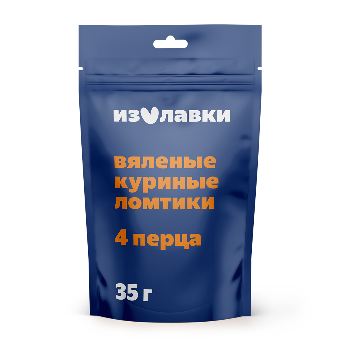 Ломтики куриные «Из Лавки» четыре перца, вяленые, 35 граммов.