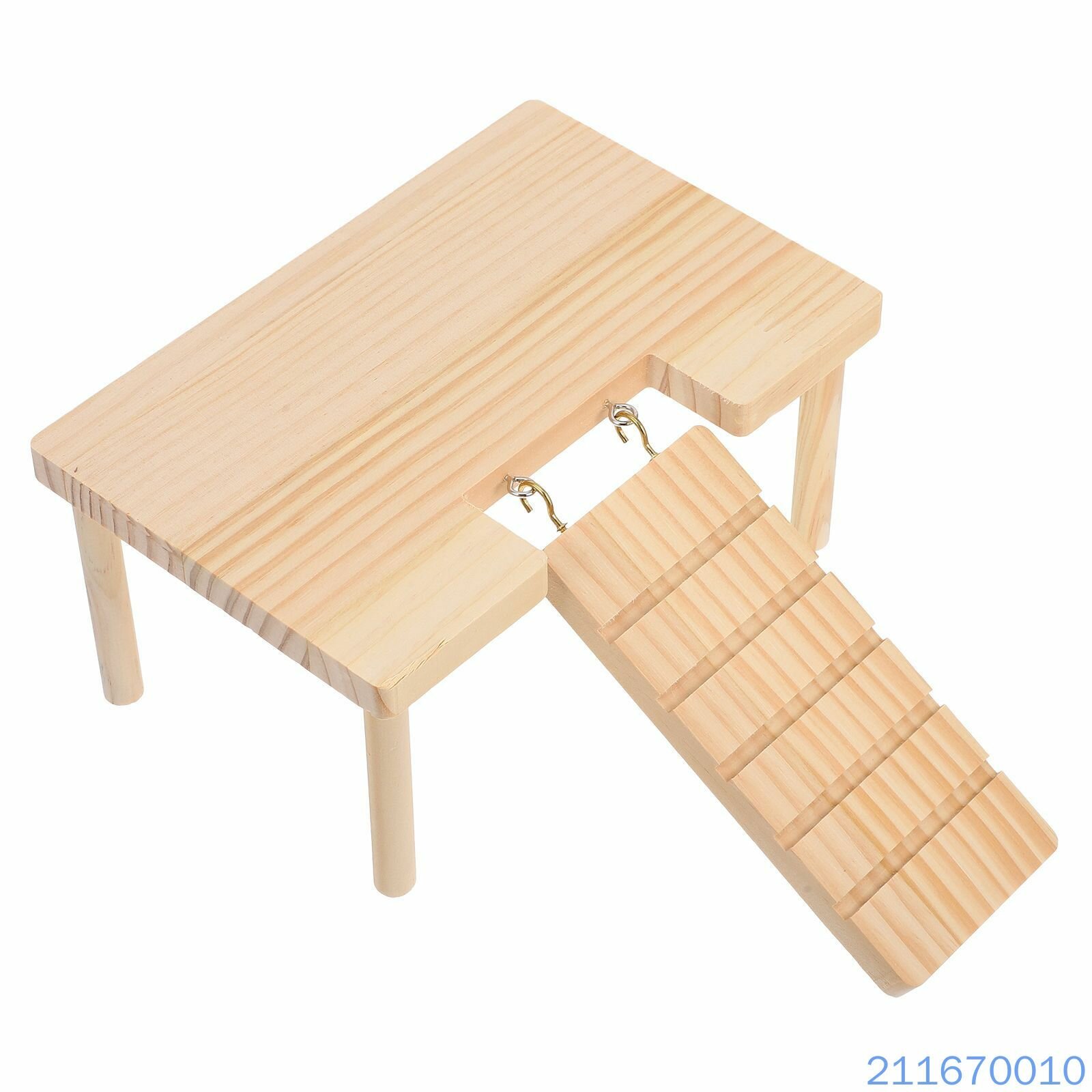 Деревянная Платформа С Лестницей, Для Мелких Питомцев, 1 Штука