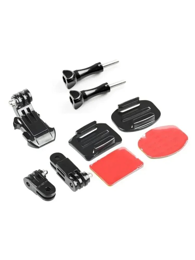 Крепление на шлем винт J-Hook Base sticker Adapter для экшн-Камеры GoPro Hero 13 12 11 10 9 8 7 6 5 Insta360 X3 X4 DJI Osmo 5 4 3