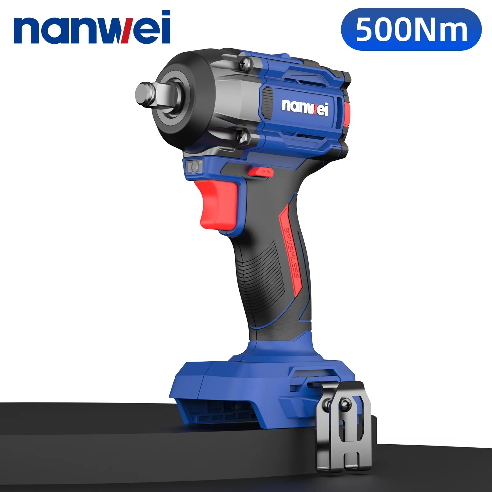 Электрический ударный гайковерт NANWEI 20В 1000 Нм No battery 5