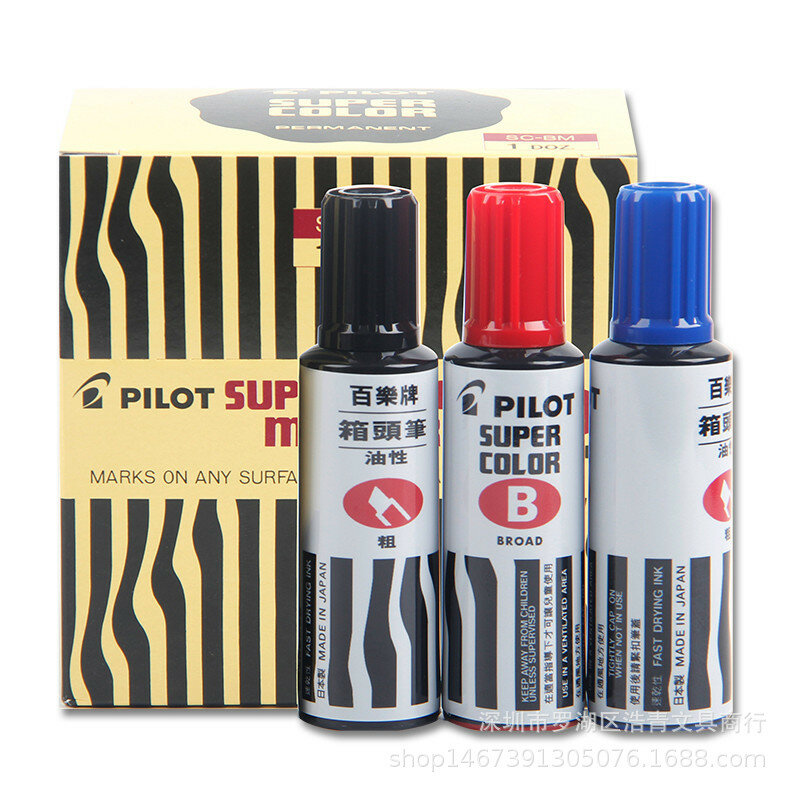 Маркер Baile Pen с одной головкой, маркер с большой головкой, масляный маркер, коробка с маркером Baile, маркер с одной головкой, масляный маркер, маркер для маркировки