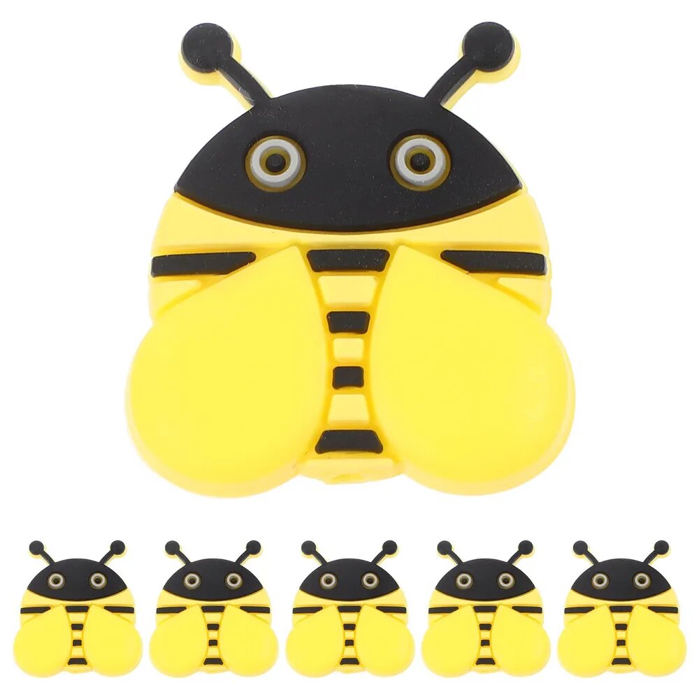 Вспомогательные аксессуары для вязания: силиконовые защитники спиц, 6 шт, 3.00x3.00x0.50cm