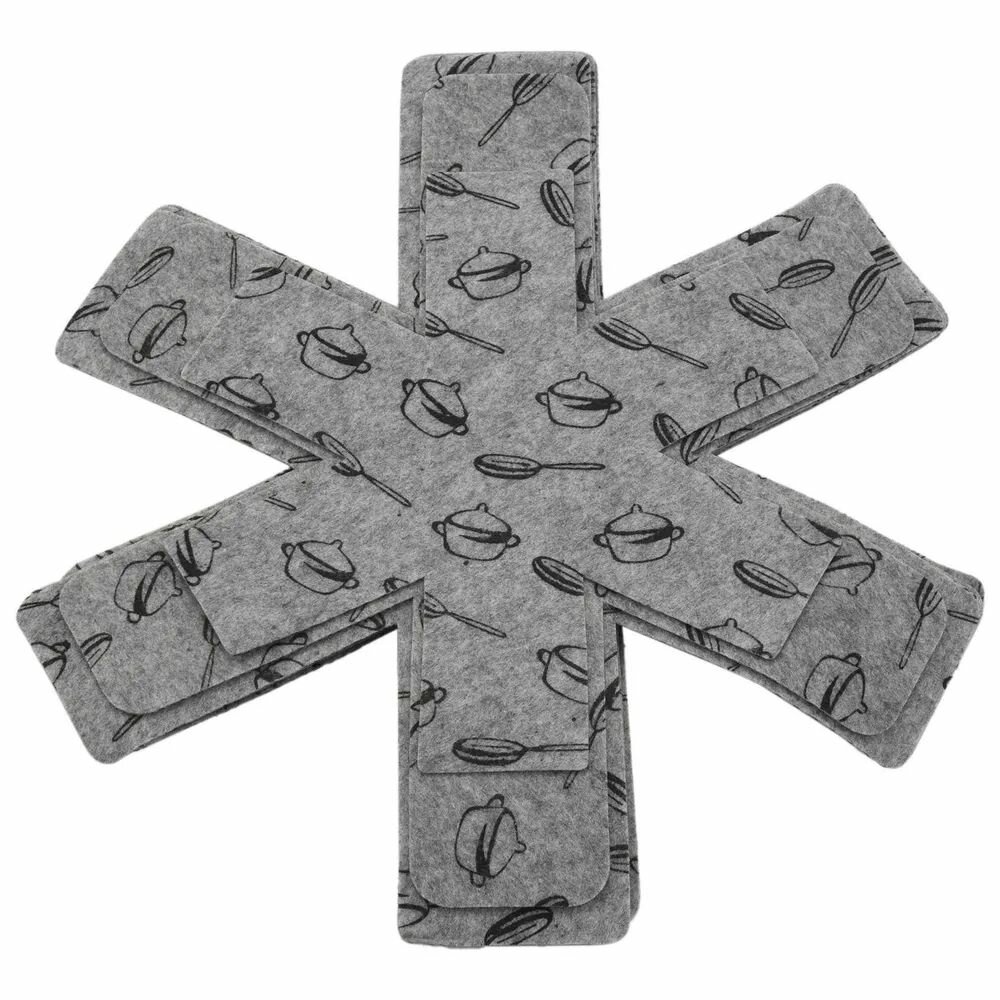 12 шт. разделительных прокладок для кастрюль и сковородок 3 размера - диаметр 15/14/10 дюймов