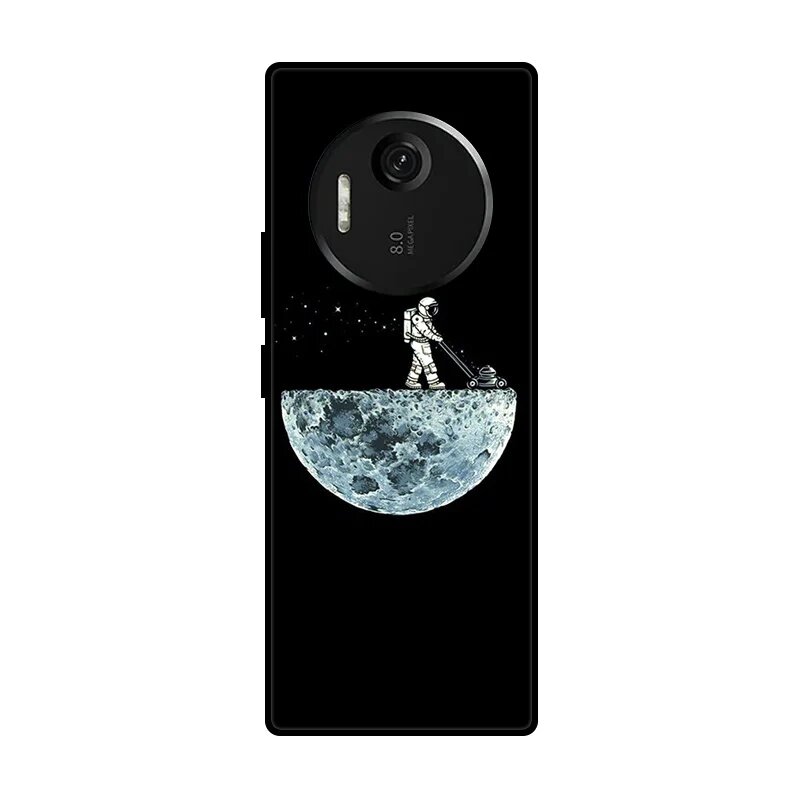 Черный чехол для Xiaomi Qin F25 с космонавтом, Цвет: 54