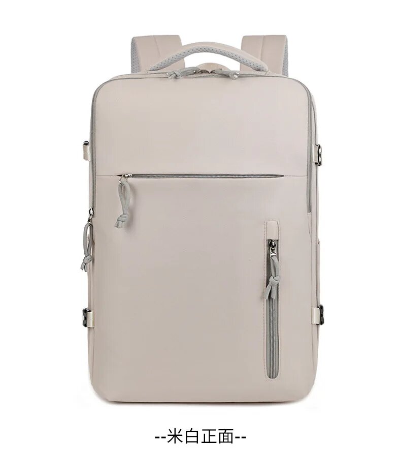 Рюкзак 40x30x20 Самолет, Рюкзак для ручной клади, Рюкзак для ноутбука для путешествий в самолете, Школьный рюкзак, Мужская женская сумка Бежевый