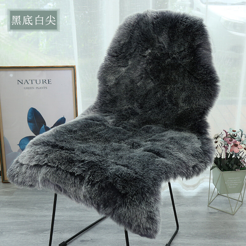 Поставка цельного ковра из овчины для спальни, прикроватного дивана, плюшевого коврика, окна, шезлонга, оптовая продажа