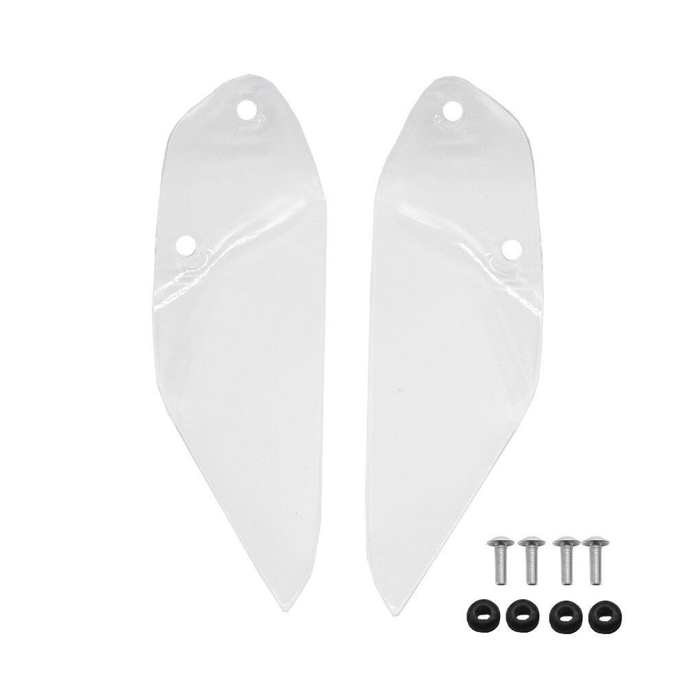 Задняя панель мотоцикла, ветрозащитная панель, дефлектор ветра, модифицированные аксессуары, замена для R1200GS R1250GS ADV 2014-2022, черный/прозрачный, ABS, 257*90 мм, упаковка 260*220*30 мм, вес 200 г, 1 пара