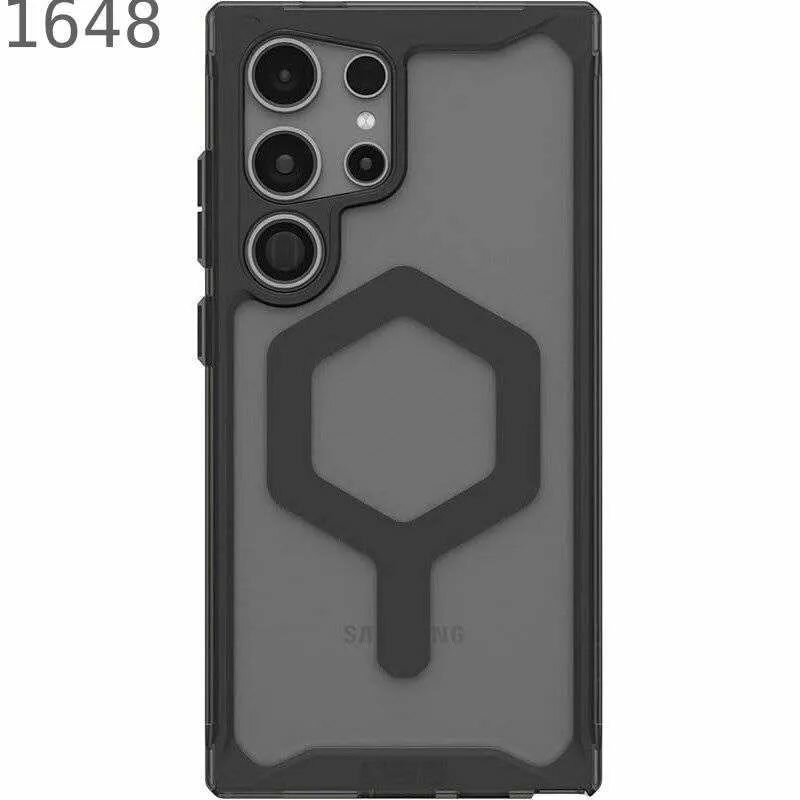 Чехол UAG "Plyo Pro", для Samsung Galaxy S25 Ultra, ударопрочный, прозрачный, черный